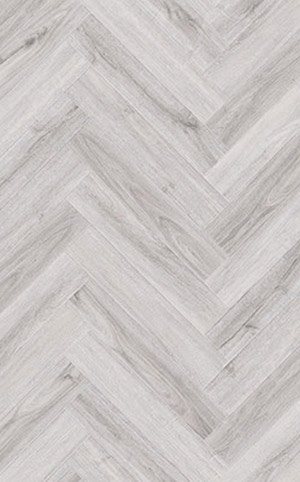 Alva Parquet - Herringbone - LVT Flooring - Pewter Light Oak - Suitable ...