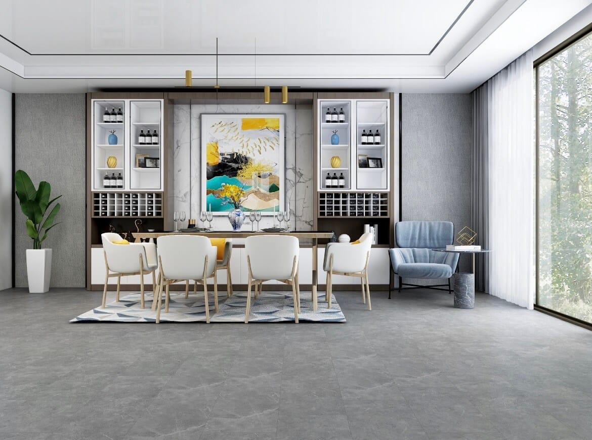 Allora Range - Composite Vinyl Floor Tiles - Quartz Grey - Next Day ...